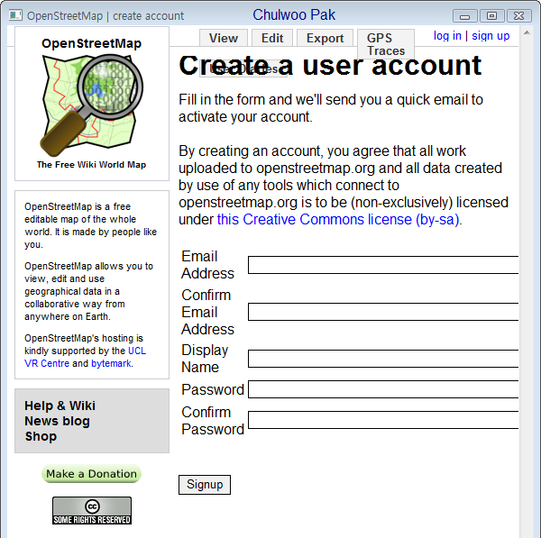 CaN (Computer & Network) Tips :: [OpenStreetMap] 위키백과처럼 모두가 만드는 위키지도